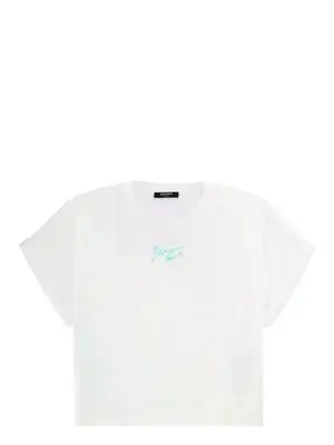 Balmain Rolled-sleeve T-shirt - White