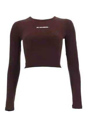 JIL SANDER Long-sleeve T-shirt - Brown