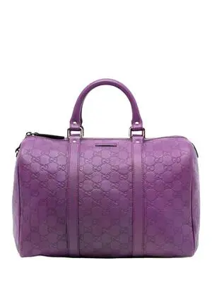Gucci Medium Sima Joy Boston Satchel - Purple