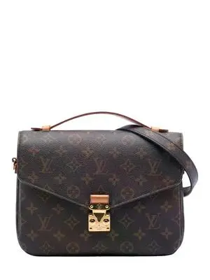 LOUIS VUITTON 2021 Monogram Pochette Metis - Brown