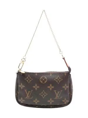 LOUIS VUITTON 2020 Monogram Mini Pochette Accessoires - Brown