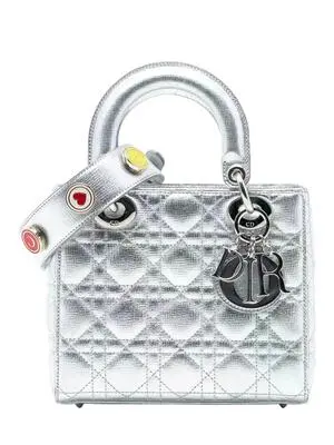 Dior 2016 Small My Abcdior Lady Satchel - Silver