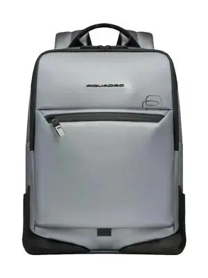 PIQUADRO 15.6-inch Zip-up Computer Backpack - Grey