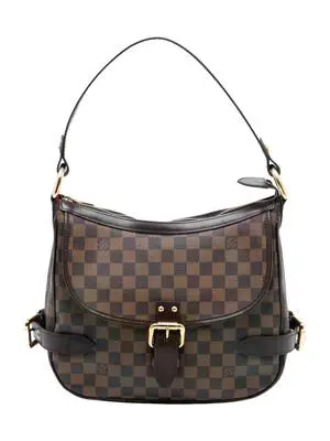 LOUIS VUITTON 2007 Damier Ebene Highbury Shoulder Bag - Brown