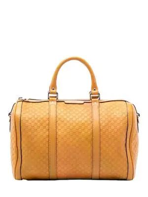Gucci 2016-2026 Medium Microissima Joy Boston Bag Satchel - Yellow