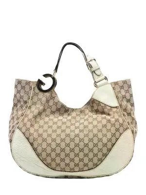 Gucci Gg Canvas Charlotte Tote Bag - Brown