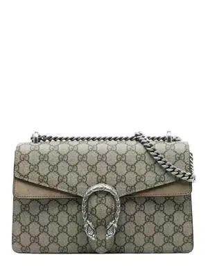 Gucci Gg Supreme Dionysus Shoulder Bag - Brown