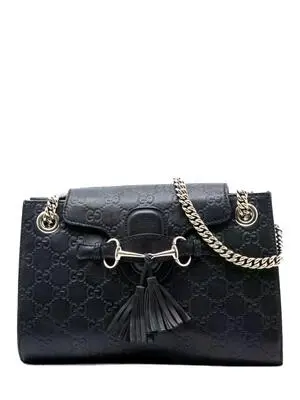 Gucci Small Sima Emily Shoulder Bag - Black