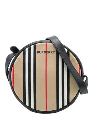 Burberry Icon Stripe Louise Crossbody Bag - Brown