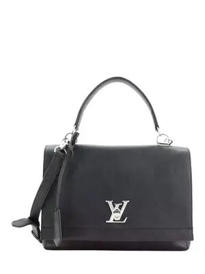 LOUIS VUITTON Lockme Ii Leather Satchel - Black