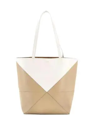 Loewe Puzzle Fold Medium Tote Bag - Neutrals