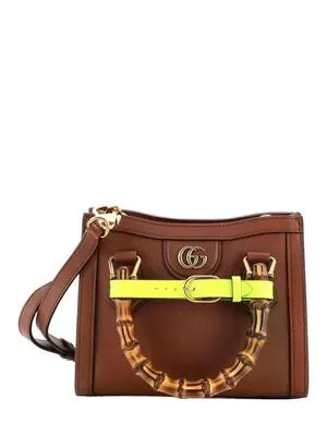 Gucci Diana Mini Bamboo Handle Tote - Brown