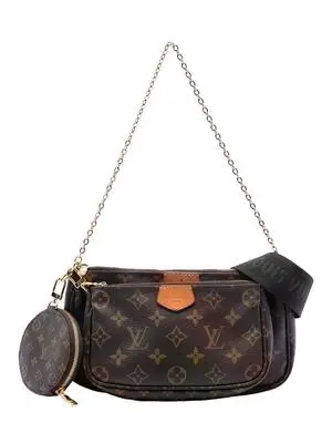 LOUIS VUITTON 2021 Monogram Multi Pochette Accessoires Satchel - Brown
