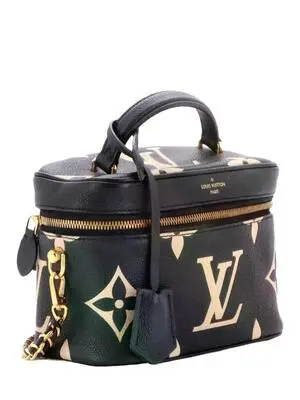 LOUIS VUITTON Vanity Handbag Bicolor Monogram Empreinte Giant Pm - Black