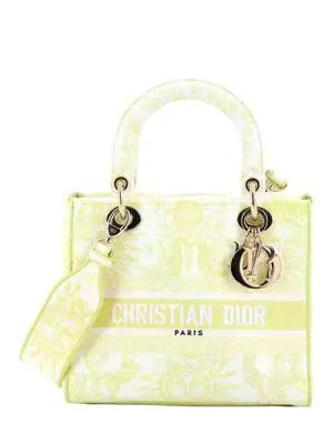 Dior Lady D-lite Medium Satchel - Yellow