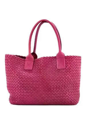 Bottega Veneta Cabat Intrecciato Nappa Small Tote Bag - Purple