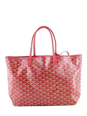 Goyard Saint Louis Coated Canvas PM Tote Bag Red