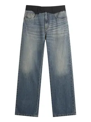 MAISON MARGIELA Straight Leg Jeans - Blue
