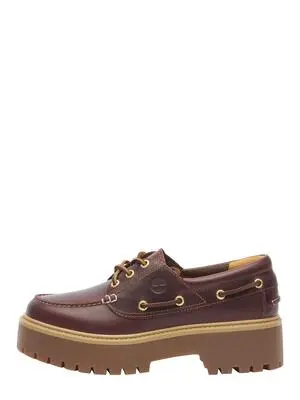 Timberland Stone Street Platform Boat Shoe - Rootbeer