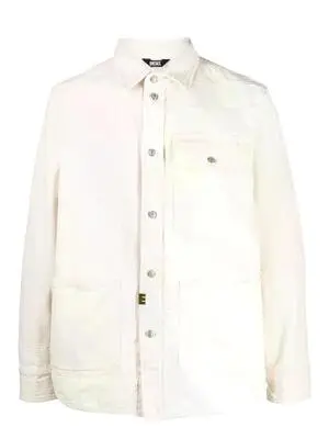 DIESEL® Denim Jacket With Pockets - Neutrals