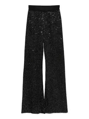 Missoni Embellished Wide-leg Palazzo Pants - Black