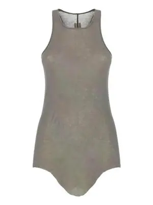 Rick Owens Temple Basic Rib Tank Top - Grey