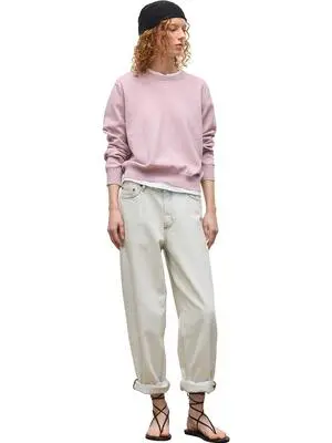 Johnstons Of Elgin Classic Crew Jumper - Pink