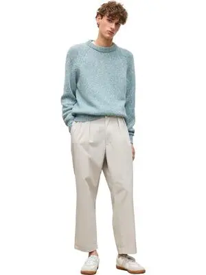 Johnstons Of Elgin Fyfe Bright Cashmere Jumper - Blue