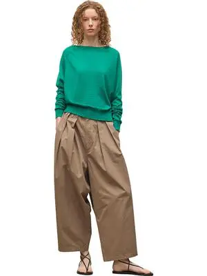 Johnstons Of Elgin Finola Superfine Cashmere Jumper - Green