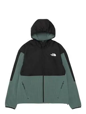 The North Face Tekware Grid Hybrid Full Zip Jacket - Duck Green