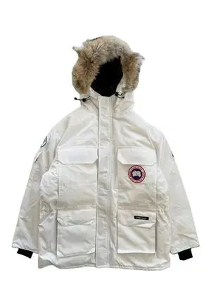 Canada Goose Pbi Expedition Red Label Parka Jacket - White
