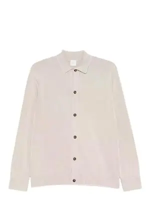 Eleventy Polo-collar Cardigan - Neutrals