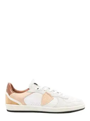 Philippe Model Suede Panelled Sneakers - Neutrals