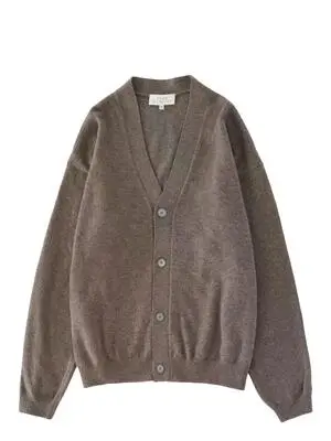 STUDIO NICHOLSON Lambswool Button Cardigan