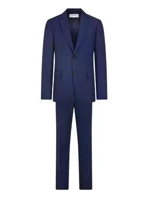 FERRAGAMO Wool And Mohair Suit - Blue