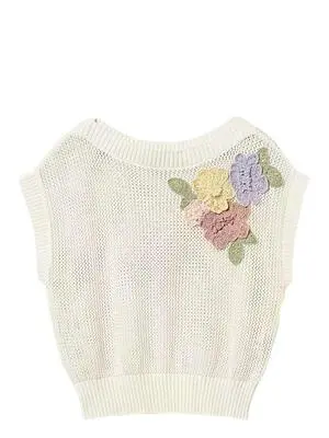 TWINSET Knitted Vest - White