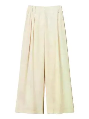 TWINSET Pleat-detail Palazzo Pants - Neutrals