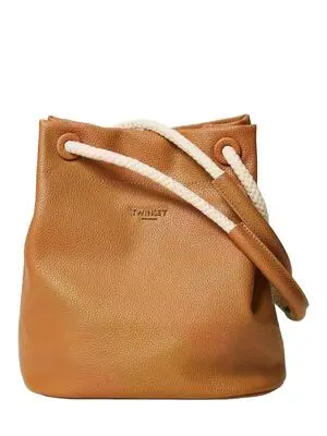 TWINSET Bucket Bag With Rope Handles - Brown