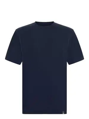 Boggi Milano Logo-patch T-shirt - Blue