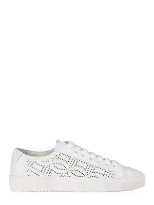 DOUCAL'S Perforated Leather Sneakers
