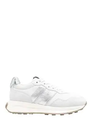 Hogan Lace-up Leather Sneakers - White