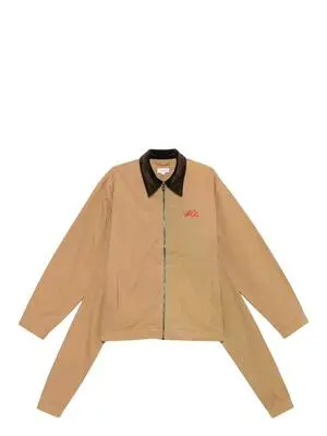 CHARLES JEFFREY Corduroy-collar Jacket - Neutrals