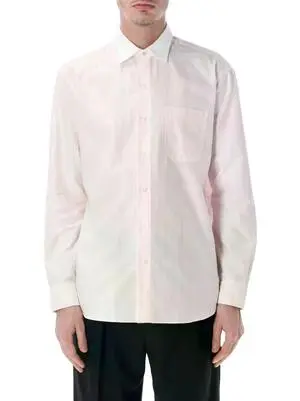 SALVATORE PICCOLO Alberto Striped Pocket Shirt - Pink