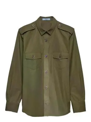 Prada Cotton Poplin Shirt - Green