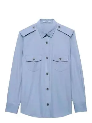 Prada Cotton Poplin Shirt - Blue