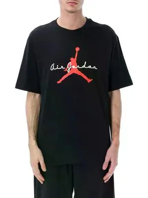 JORDAN Print-detail T-shirt - Black