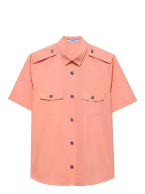Prada Cotton Poplin Shirt - Pink