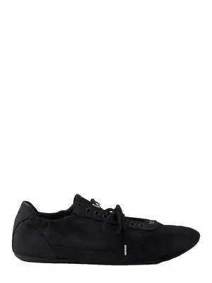 Prada Collapse Canvas Sneakers Black