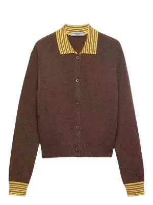 Prada Cashmere Cardigan - Brown