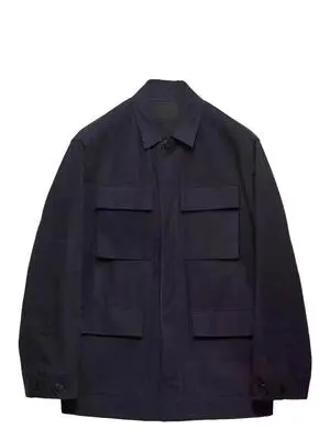 Prada Cotton Safari Jacket - Blue